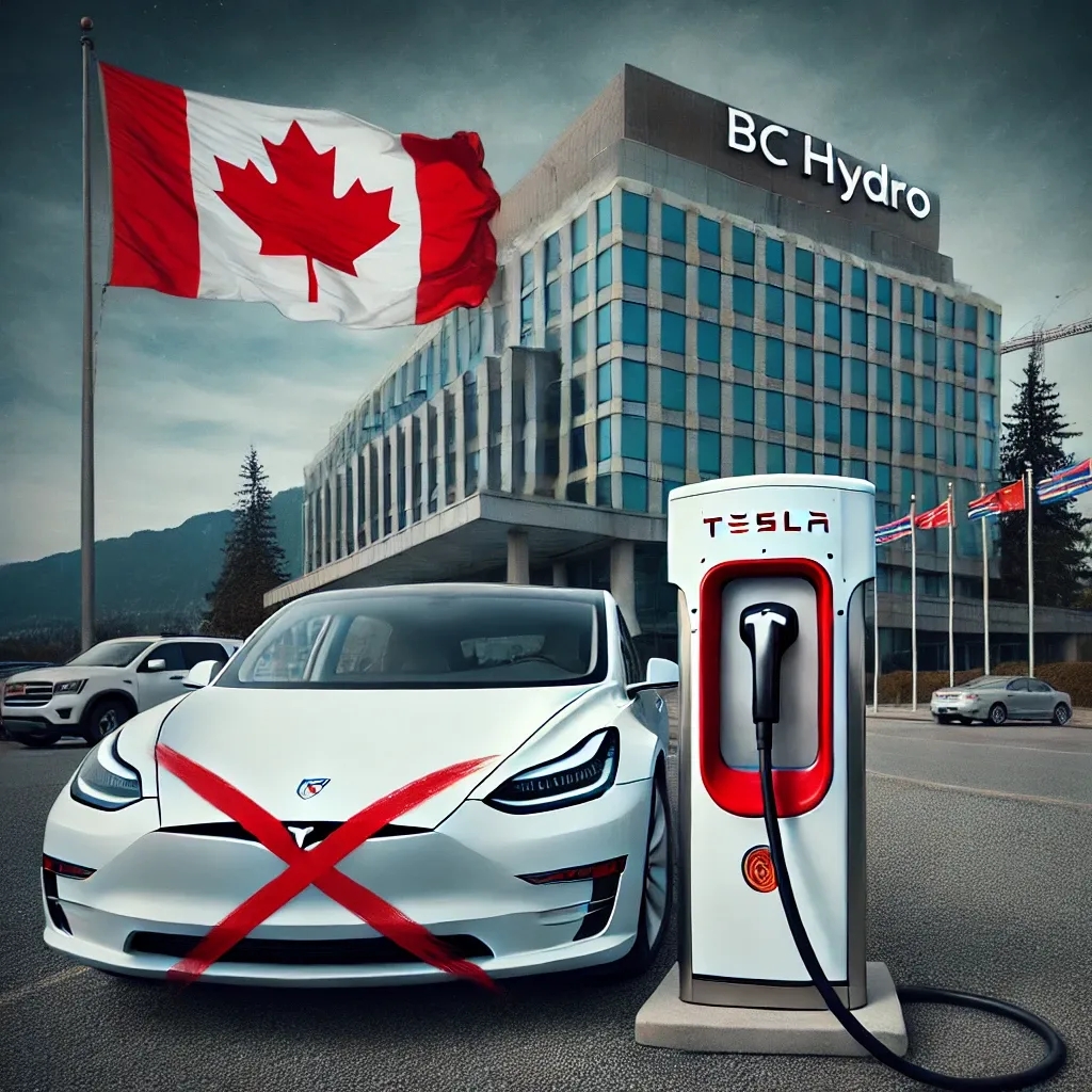 Tesla Cut from BC Hydro's EV Charger Rebates: A New Front in the Canada ...