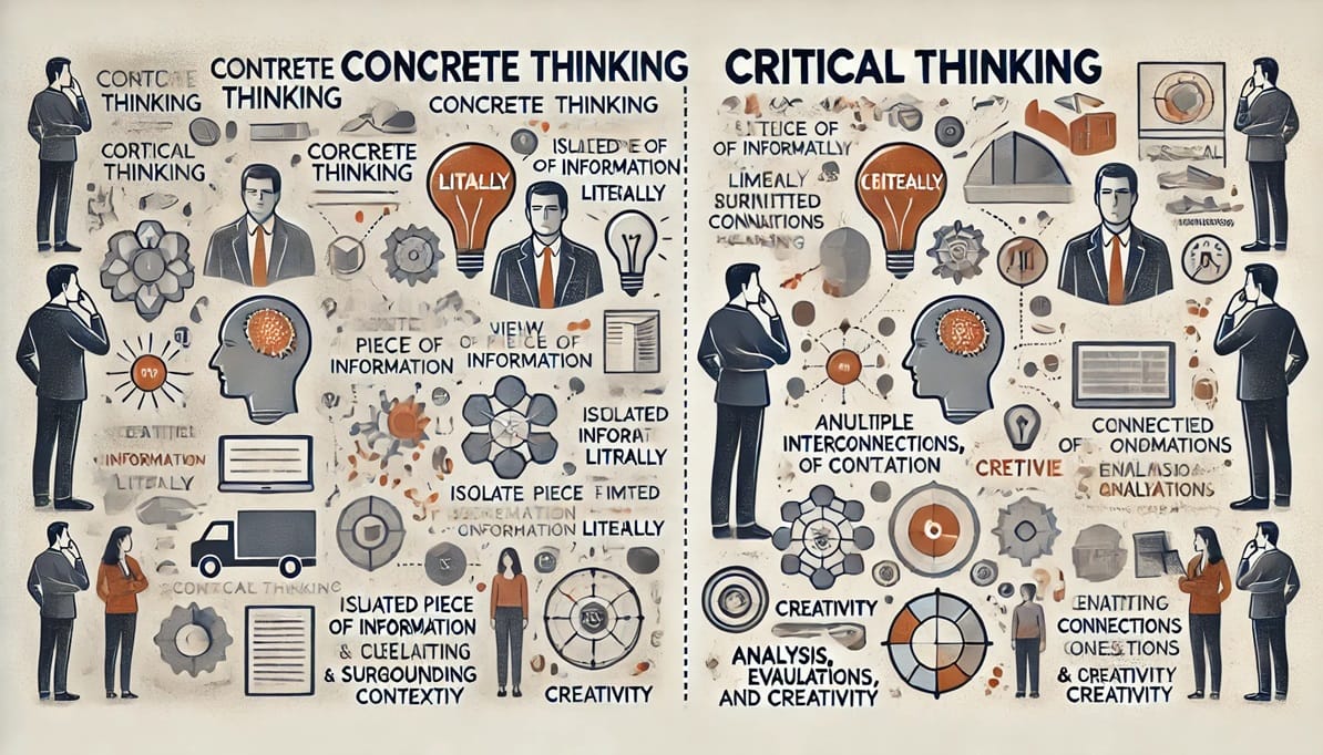 Concrete Thinking vs. Critical Thinking