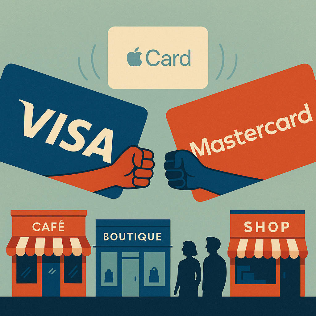 Visa vs. Mastercard: The Apple Card Power Shift and What It Means for Merchants