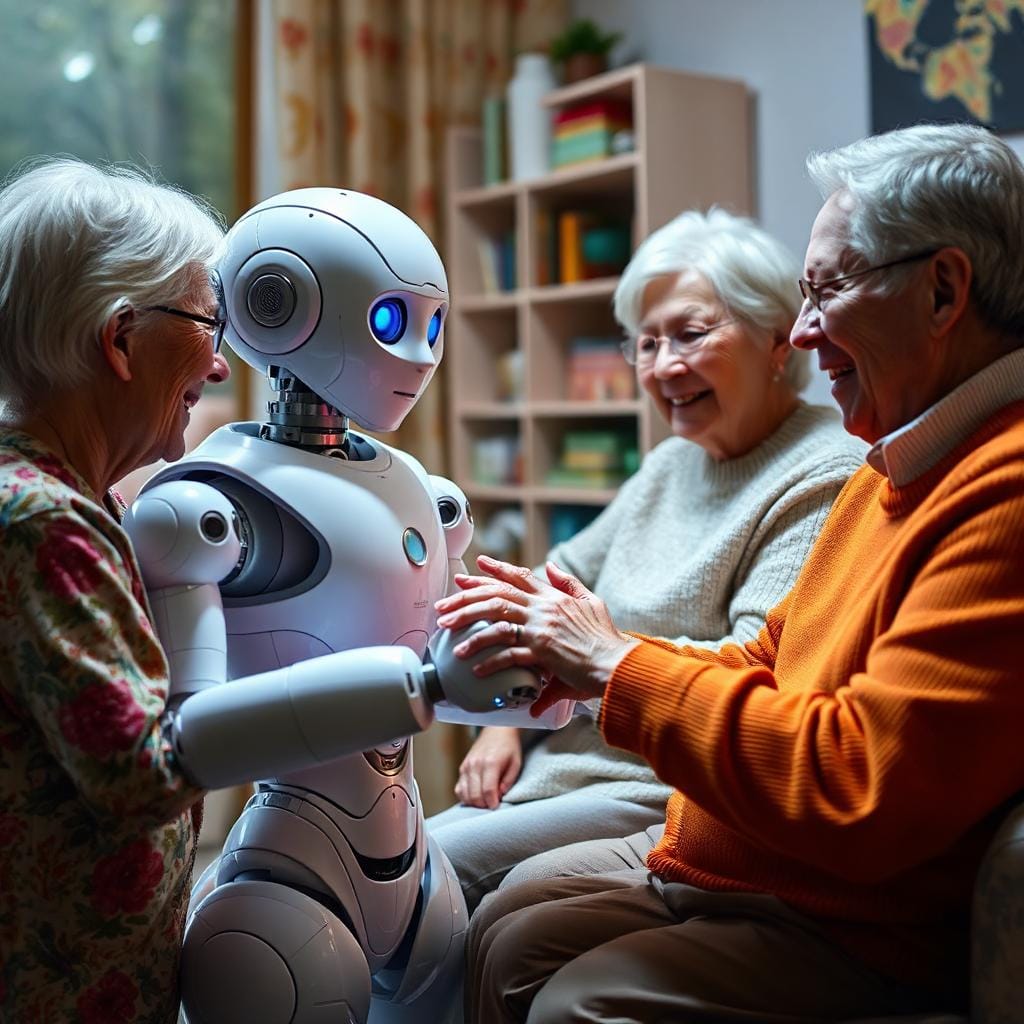 Humanoid Robots Bring New Life to Elderly Care