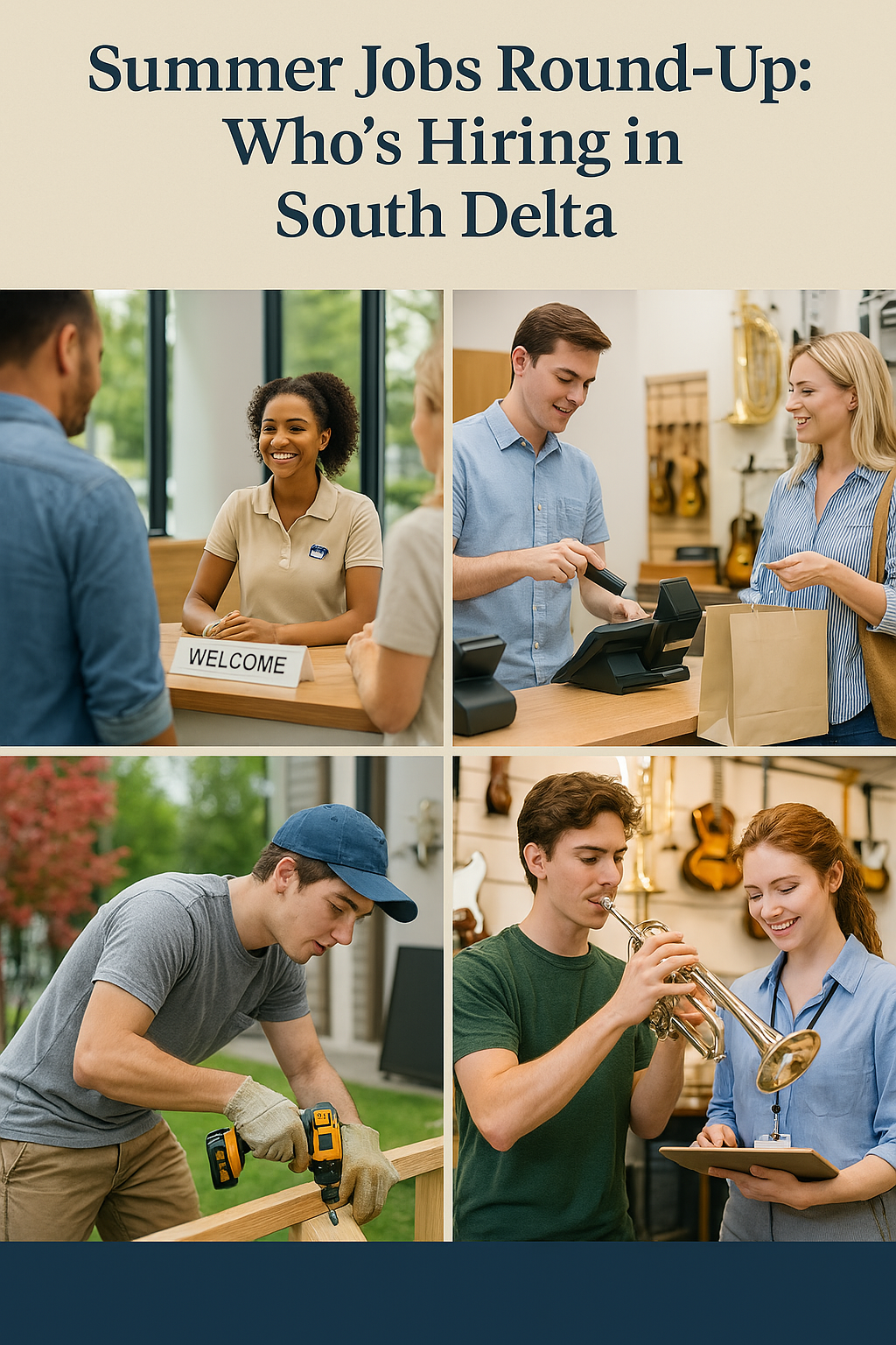 Summer Jobs Round-Up: Who’s Hiring in South Delta?